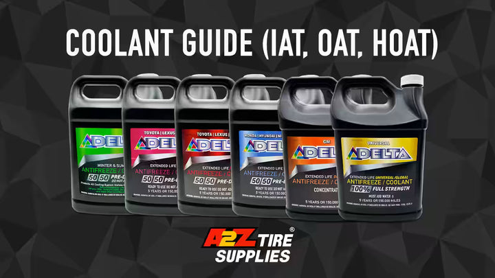 Antifreeze Colors Explained (IAT, OAT, HOAT Guide) | A2Z Tire Supplies