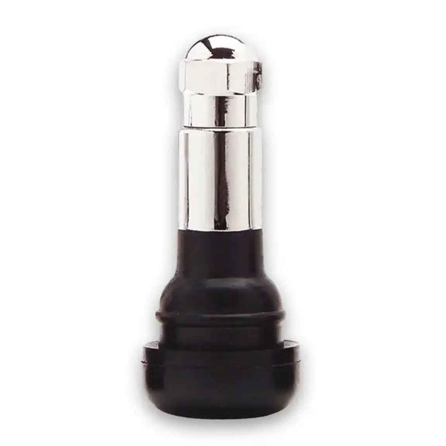 TR413C Chrome Sleeve Rubber Tire Valve Stem - 0.453" | A2Z Tire Supplies