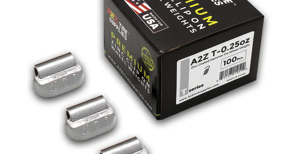 T 0.25oz Zinc Clip-On | SUV/Truck | A2Z Tire Supplies